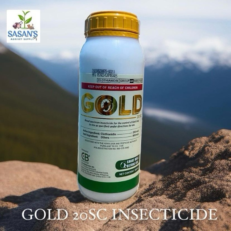 GOLD 20SC INSECTICIDE 500ML and 1 Liter | Shopee Philippines
