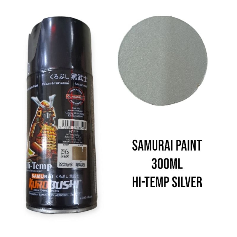 samurai paint hi-temp silver 300ml | Shopee Philippines