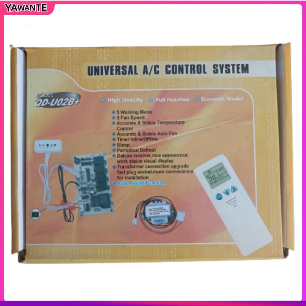 Aircon Universal PCB Board Aircon Control System With Remote Non ...