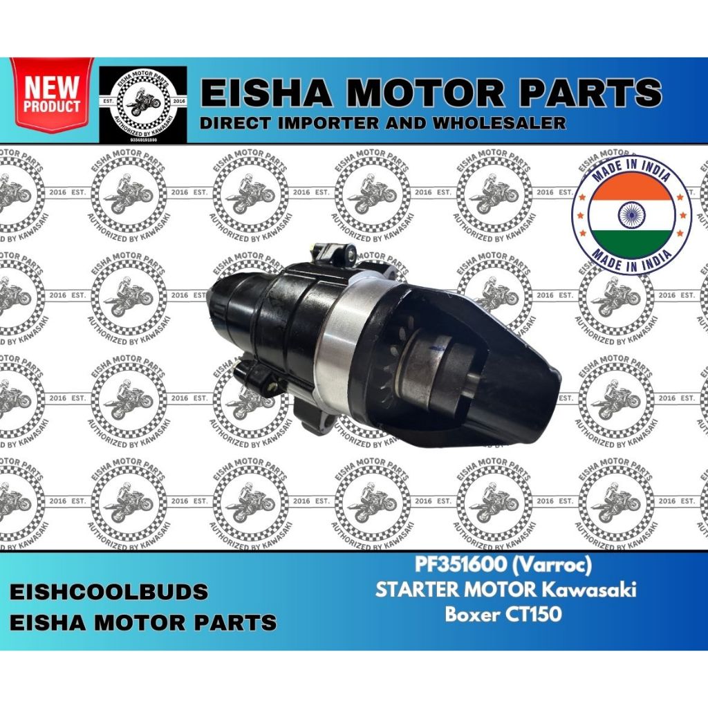Bajaj RE Starter Motor for Carb or FI VARROC IMPORTED FROM INDIA OEM ...
