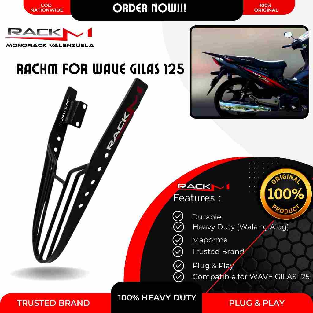 Rackm Monorack motor bracket for WAVE GILAS 125-ORIGINAL MONORACK top ...