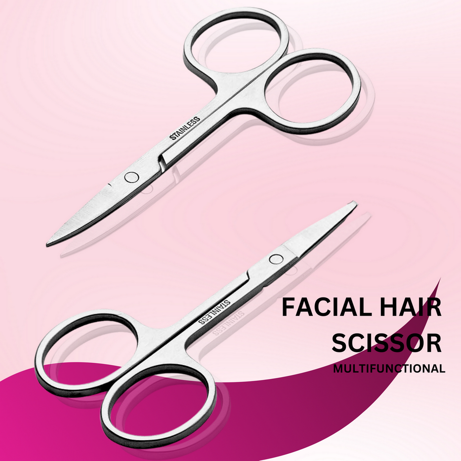 【GnG】Cosmetics Mixueer Facial Hair Scissor Multi Functional Scissor ...