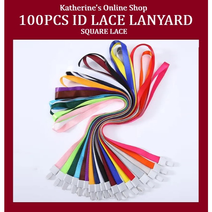 (100PCS) 1.5cm SQUARE LACE Silky ID Lace with Plastic Hook WHOLESALE ...