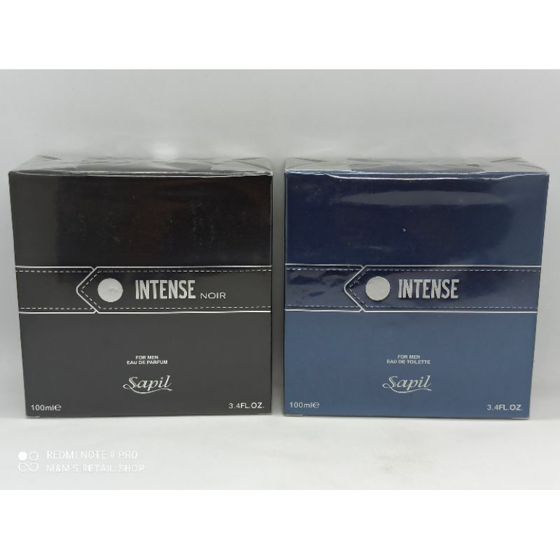Sapil INTENSE Eau De Toilette Perfume for Men 100ml | Shopee Philippines