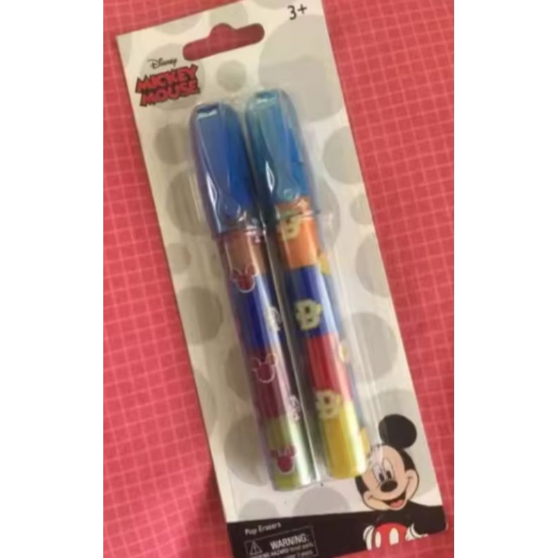 Eraser Mickey Mouse Stackable Eraser School Children eraser | Shopee ...