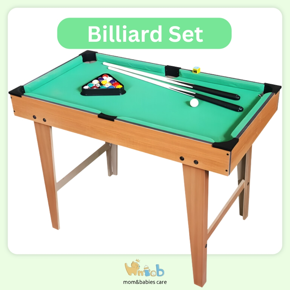 Hntob 69*37*60cm Mini Billiard Table For Kids Wooden Tabletop Pool ...