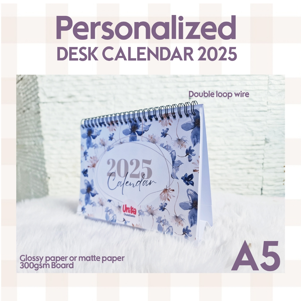 Personalized Desk Calendar A5 2025 | Shopee Philippines