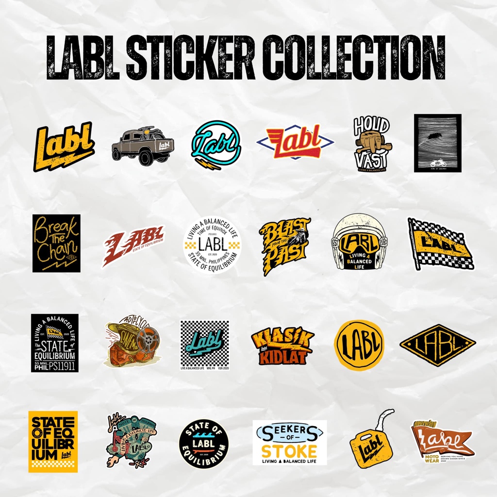 LABL AUTHENTIC STICKERS COLLECTION | Shopee Philippines