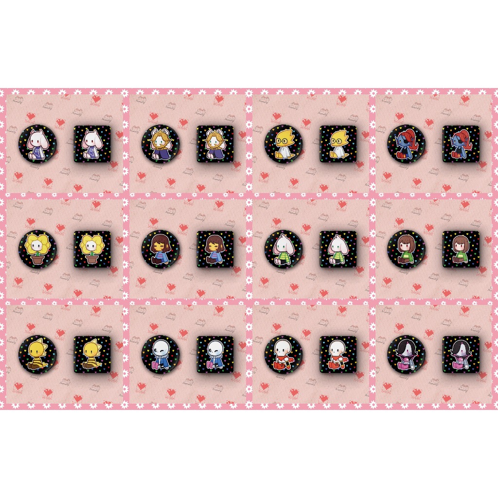 Undertale Buttons - GeekyButtons by NostalGeek | Shopee Philippines