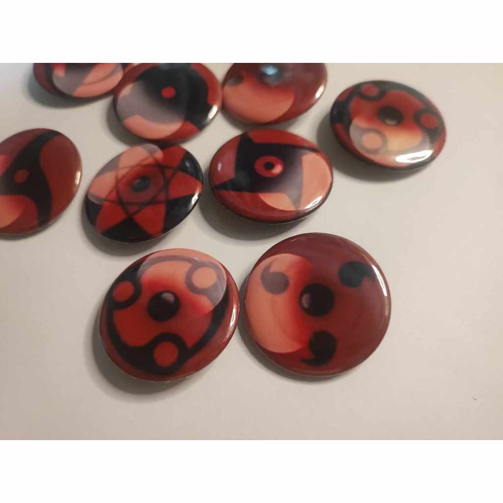 Sharingan Eyes Button Pin - Naruto Merch | Shopee Philippines
