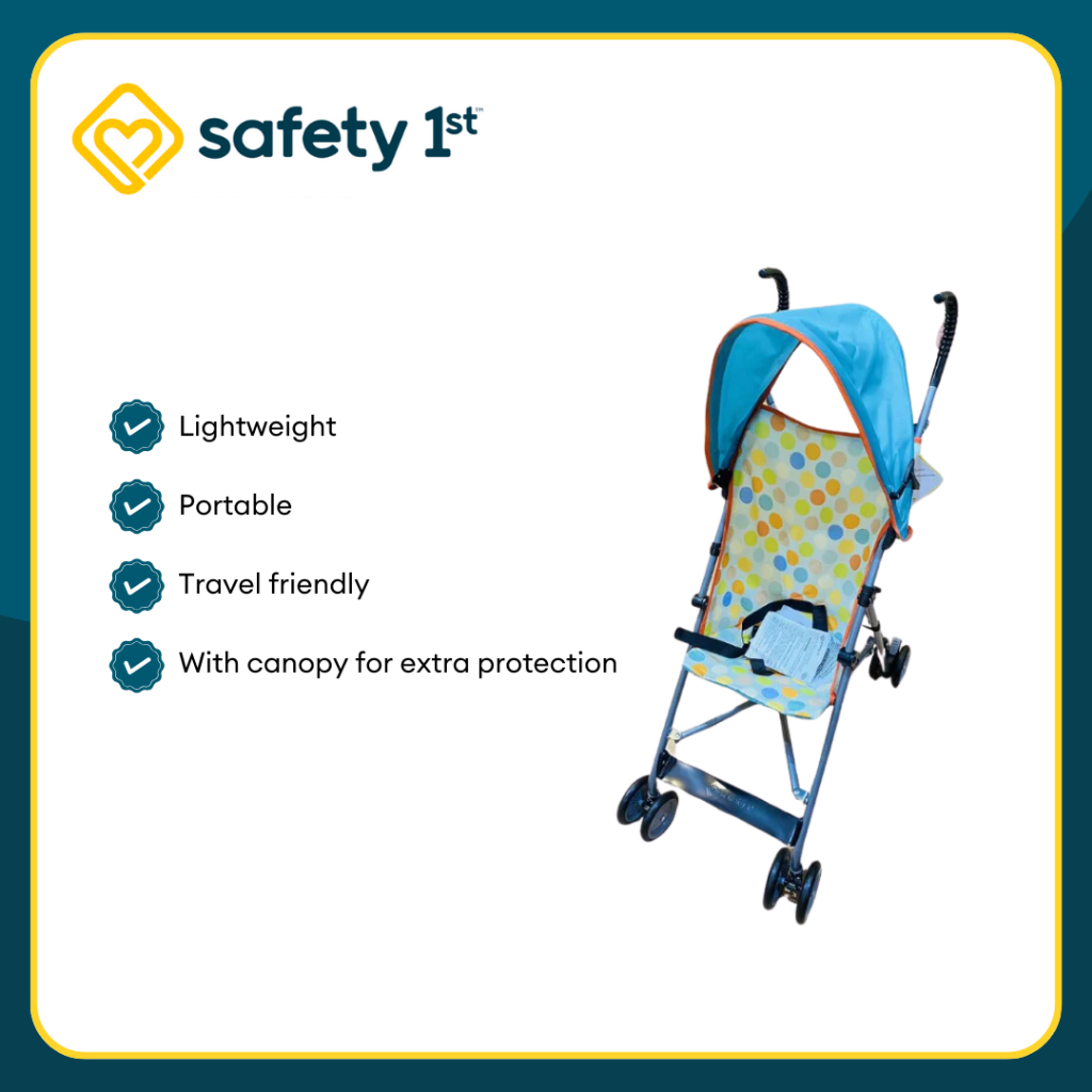 Safety 1st Umbrella Stroller with Canopy - Elephant Train | Shopee ...