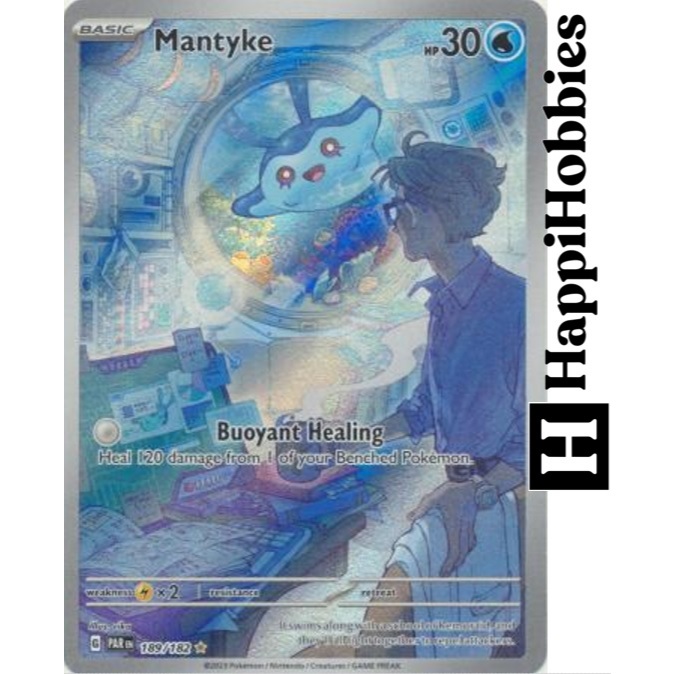 Mantyke - 189/182 - Illustration Rare | POKEMON TCG: Paradox Rift ...