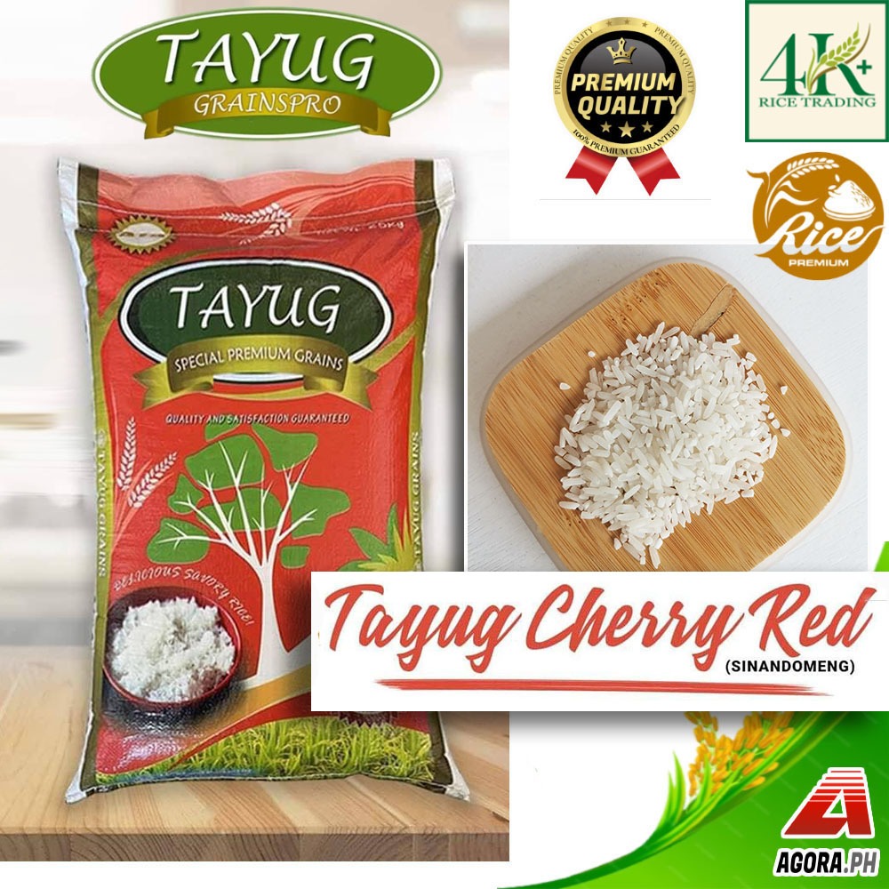 AP Tayug Cherry Red Sinandomeng Rice, 1KG, 2KG, 3KG, 4KG, 5KG | Shopee ...