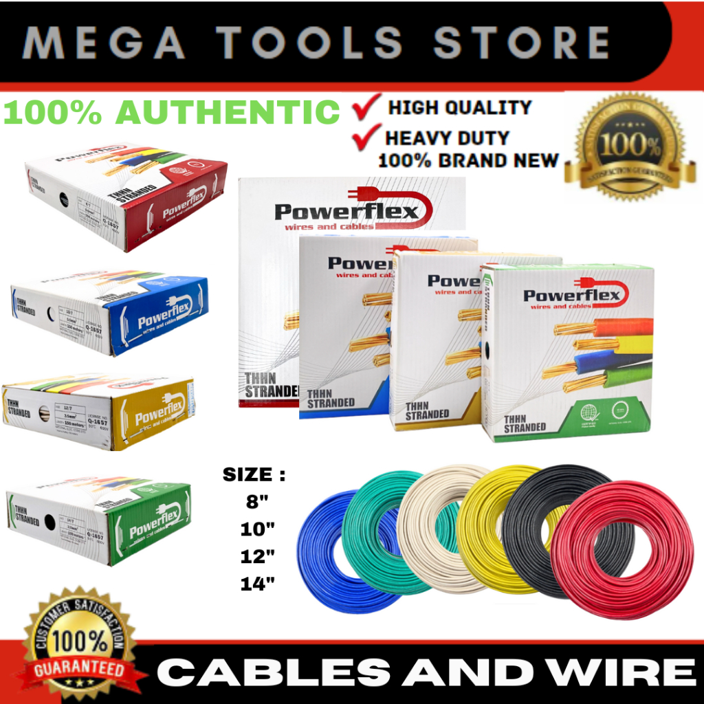 THHN WIRE HIGH QUALITY THHN STRANDED WIRE 14 12 10 8 ALL COLOR ...