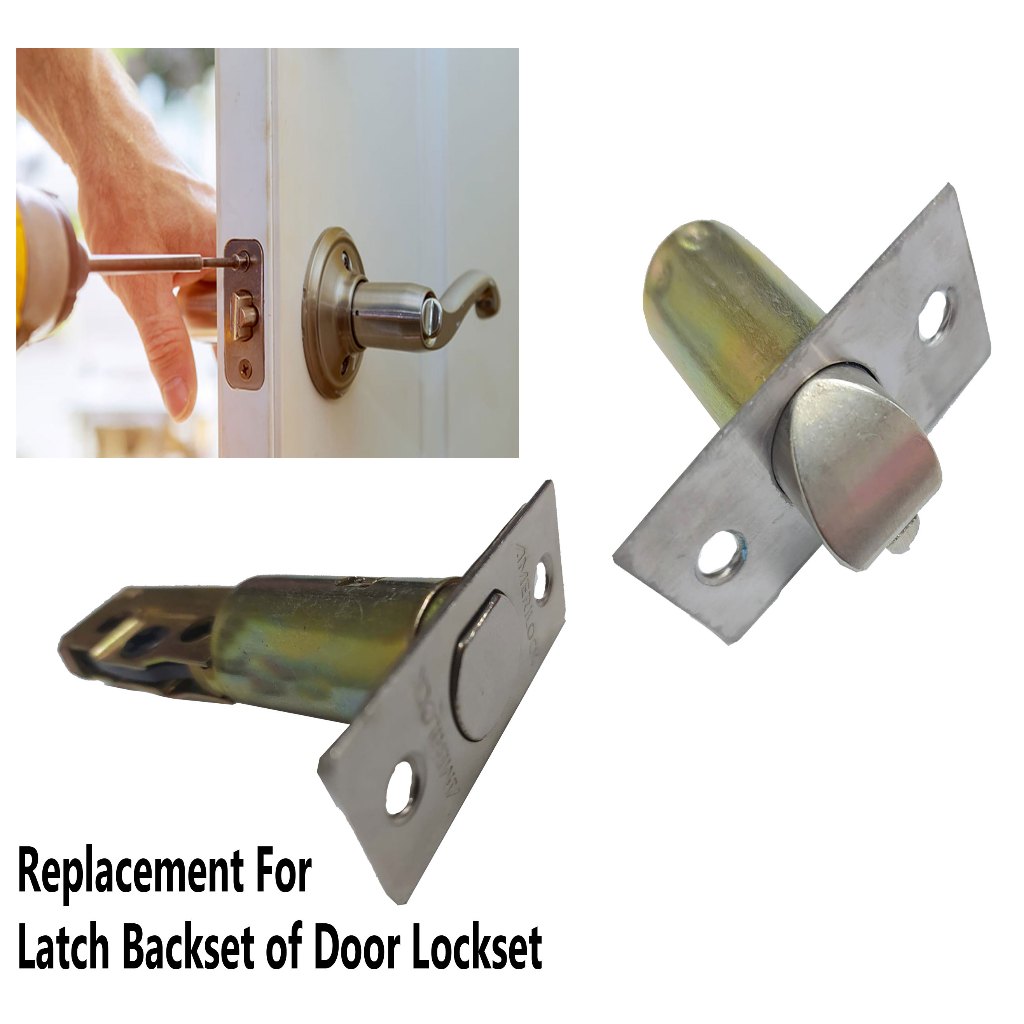 Cylindrical Door Lock Latch Backset Dead Bolt Lockset Tongue Backset ...