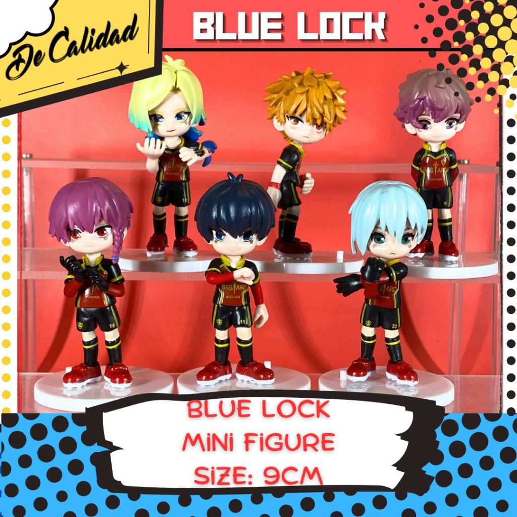 Blue Lock Chigiri Nagi Mikage Isagi Itoshi Bachira Mini Figure | Shopee ...