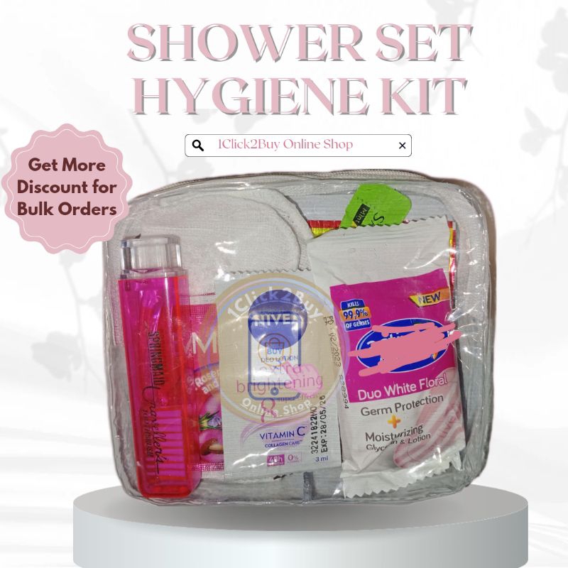 ADULT SHOWER SET HYGIENE KIT PACKAGE | Shopee Philippines