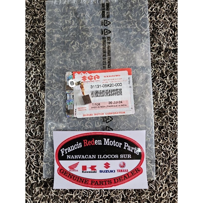 Carbon brush & spring for Suzuki Burgman | Shopee Philippines