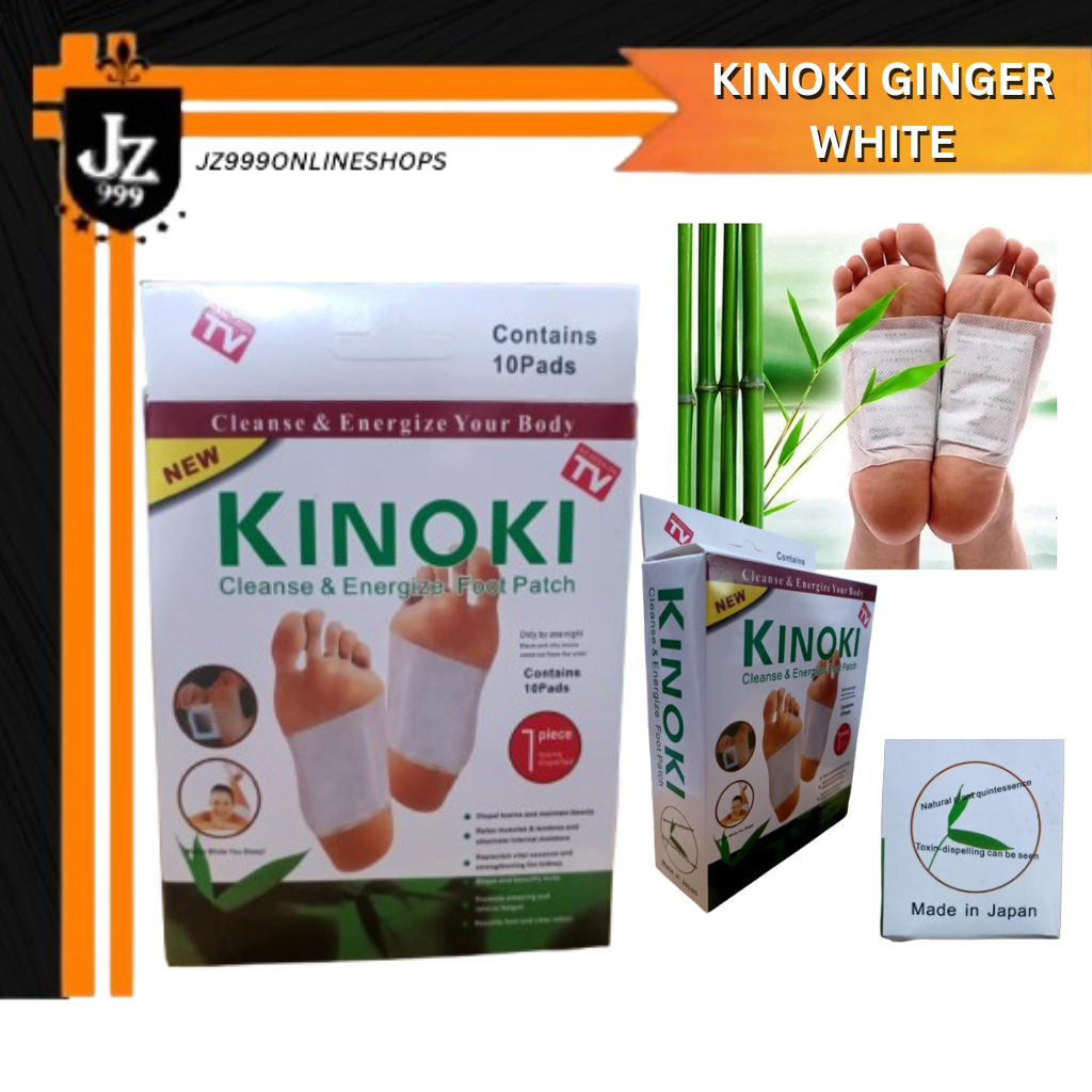 (10box100pcs) Cleansing Detox Foot Pads Kinoki Ginger Made in Japan ...