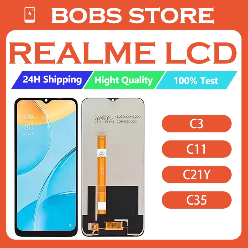 REALME LCD C2 C3 6I 7I C11 2021 C12 C15 C20 C21Y C25Y C25 C25S C35 5 PRO 7 PRO 8 PRO LCD ...