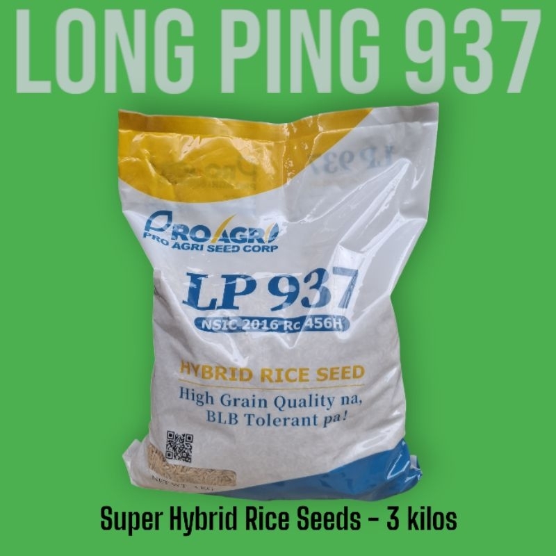 Long Ping 937 Hybrid Rice Seed 3 kilos by Pro Agri Seed Corp. | Shopee ...