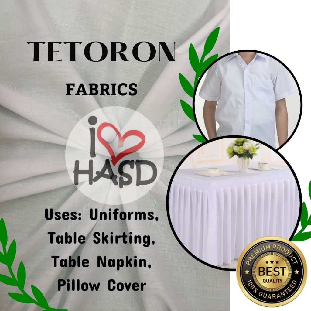 Tetoron Fabric Roll/60 Yards (45" Width) | Shopee Philippines