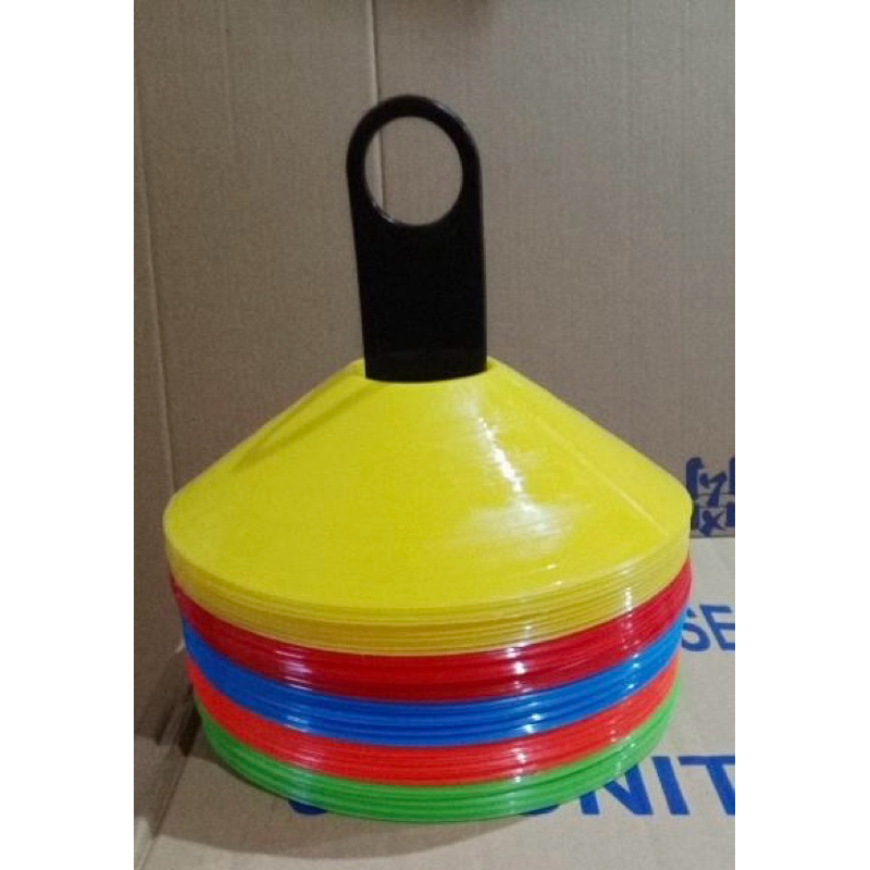 PE Plastic Field Fitness Sports (50pcs)Speed Agility Soccer Football ...