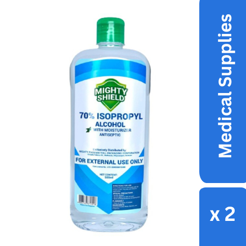 Mighty Shield Isopropyl Alcohol 70% with Moisturizer - ISO 500ml ...