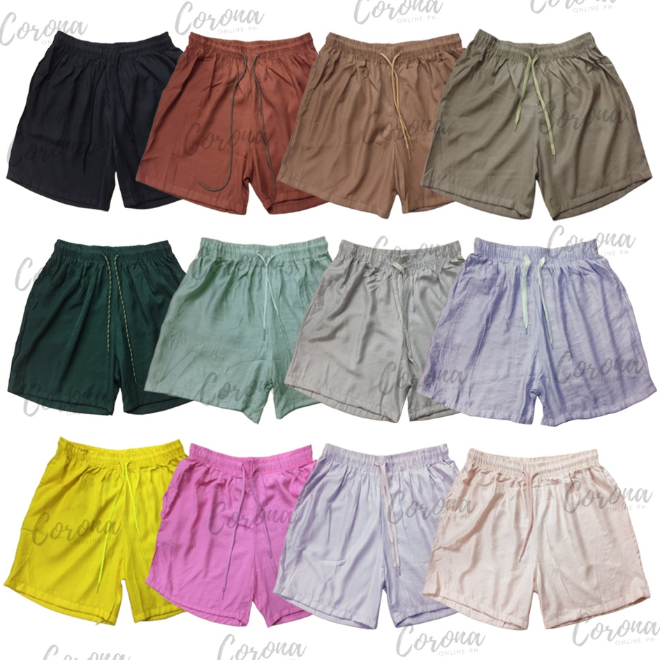 Unisex Taslan Sports Fashion Shorts/Beach Shorts COD 00133 | Shopee ...