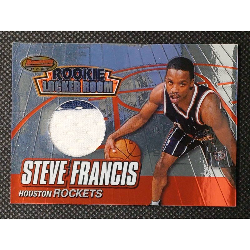 Topps Bowmans Best Steve Francis RC Locker Room GU Pinstripe! | Shopee ...