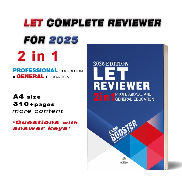 LET Reviewer 2025 Edition General Education & Professional Education ...