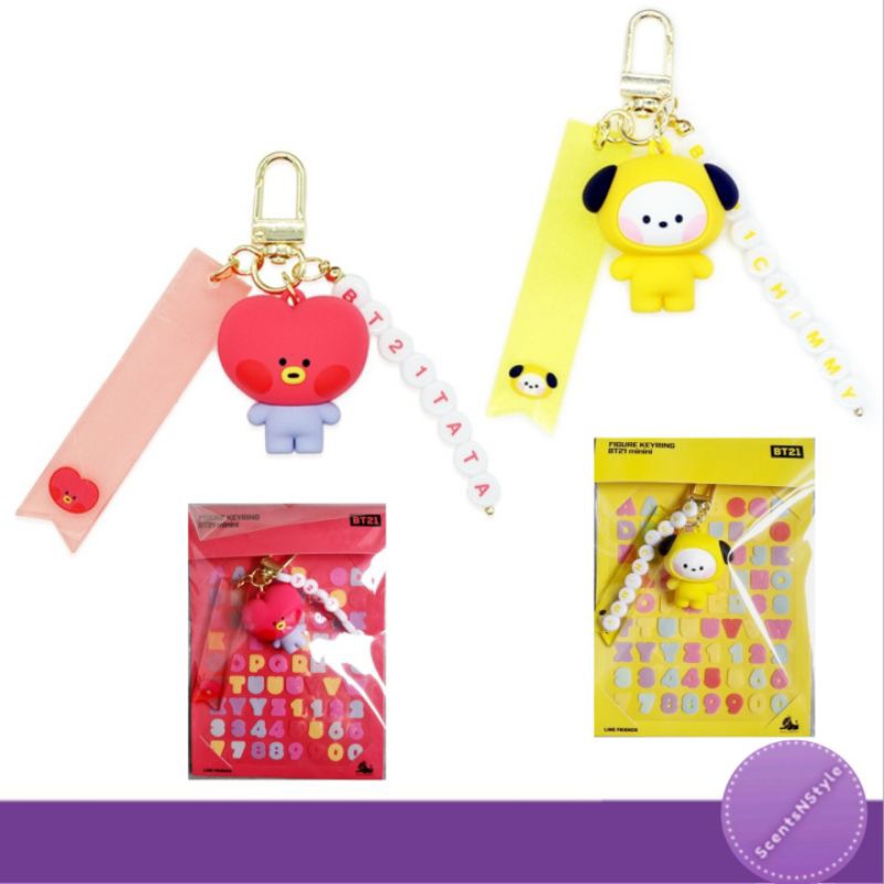 BT21 Minini Initials Figure Keyring | Shopee Philippines