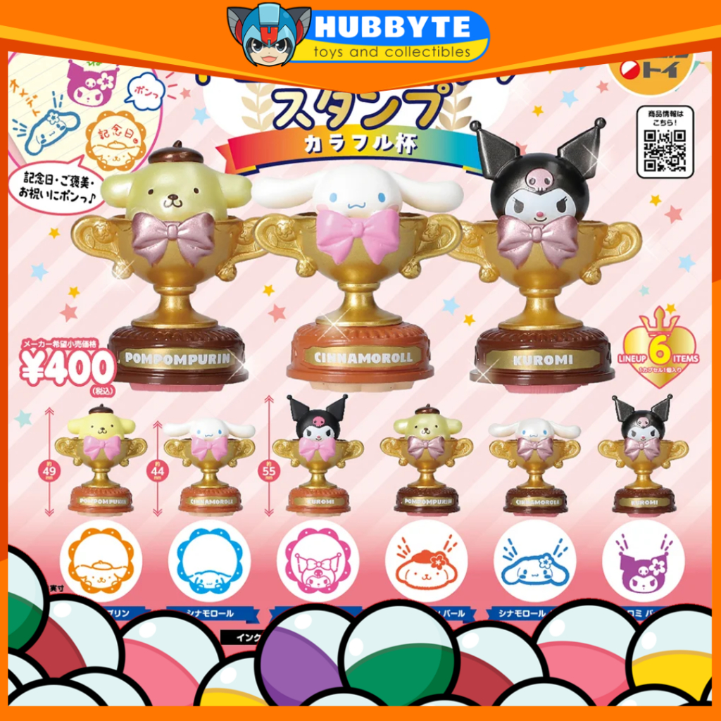 Benelic - Sanrio Characters Trophy Cup Stamp Colorful Cup [Random Piece ...