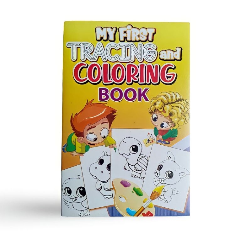 My First TRACING and COLORING Small Activity Book: Kids Learning ...