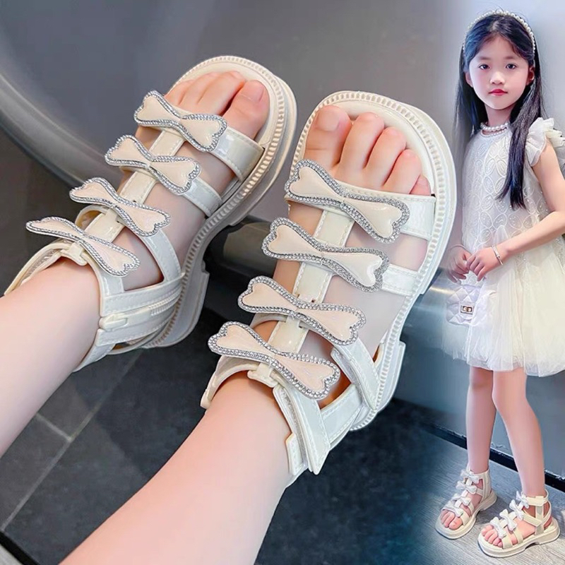 Fashion Girls Korean cute princess sandals for kids Todders Children ...