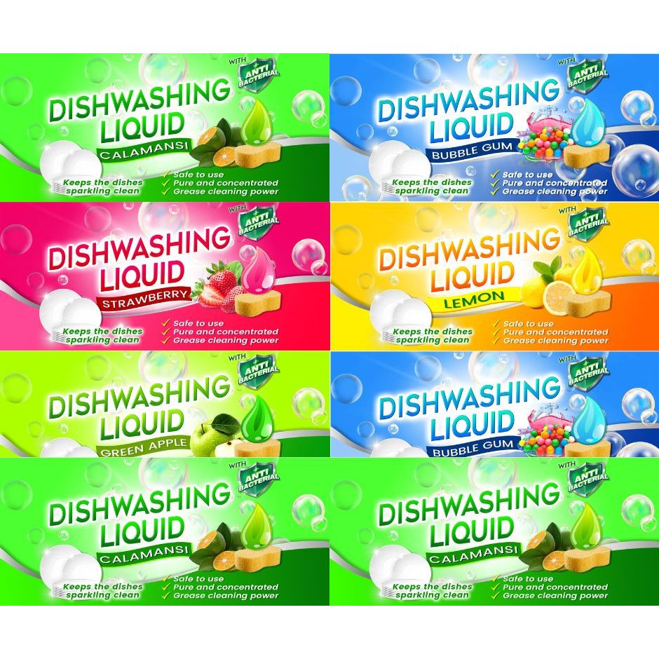 Label Sticker For Dishwashing Liquid Water Proof 15PCS | Shopee Philippines