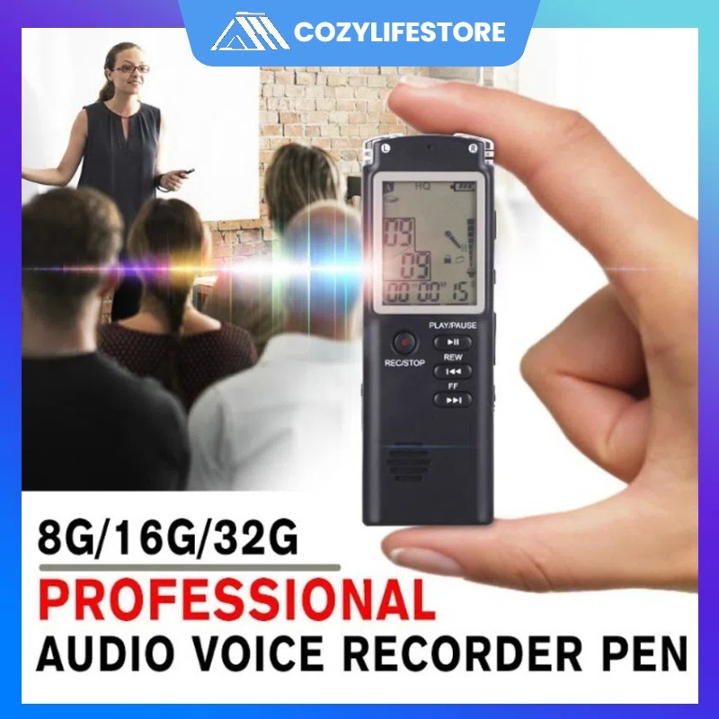 8/16/32GB USB Digital Voice Recorder Professional Dictaphone Audio ...