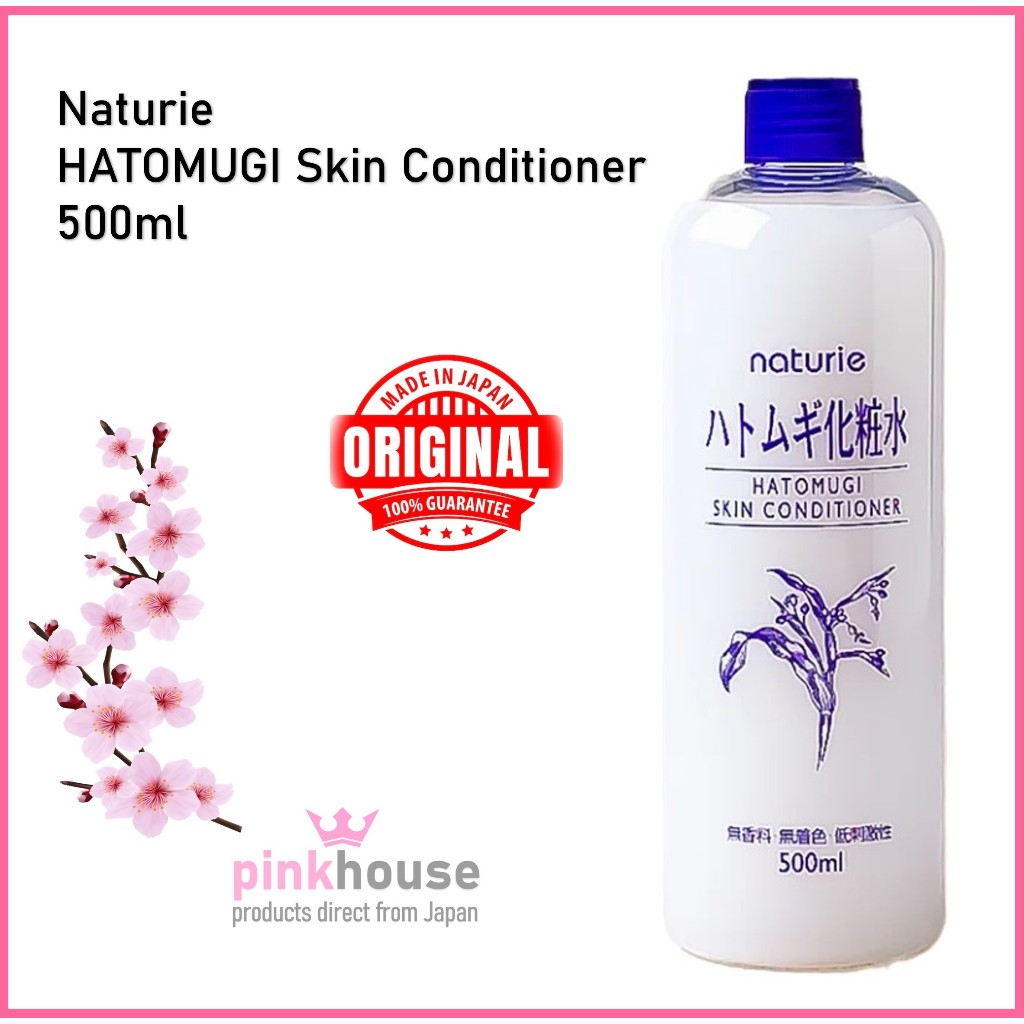 Naturie HATOMUGI Skin Conditioner / Hydrating Toner 500ml Made in JAPAN ...