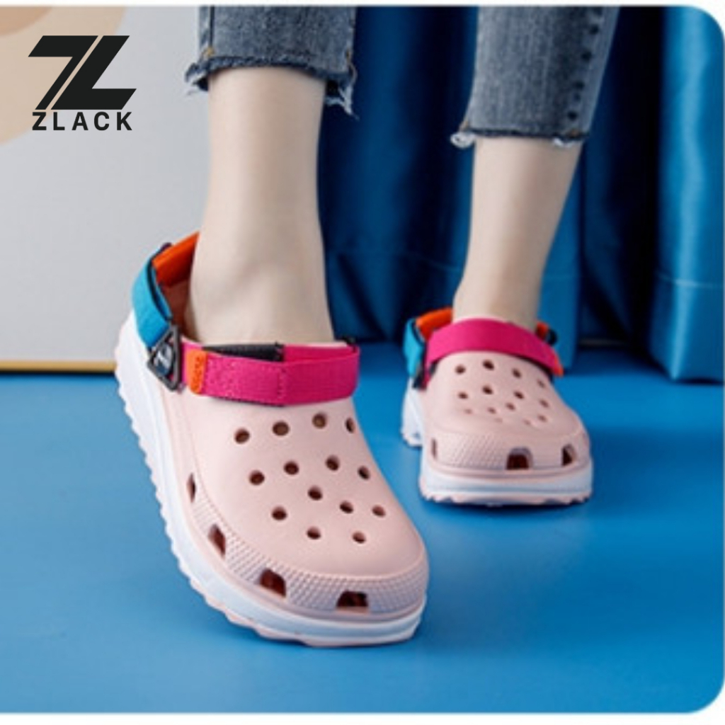 【𝐙𝐋𝐀𝐂𝐊】Closs New Clogs Sandals for Women With Adjustable Straps ...