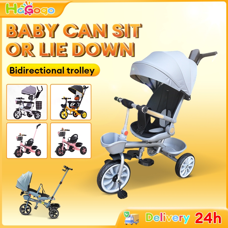 Stroller Bike for Baby bike for 1 year old with lamp Rotating Seat 4 ...