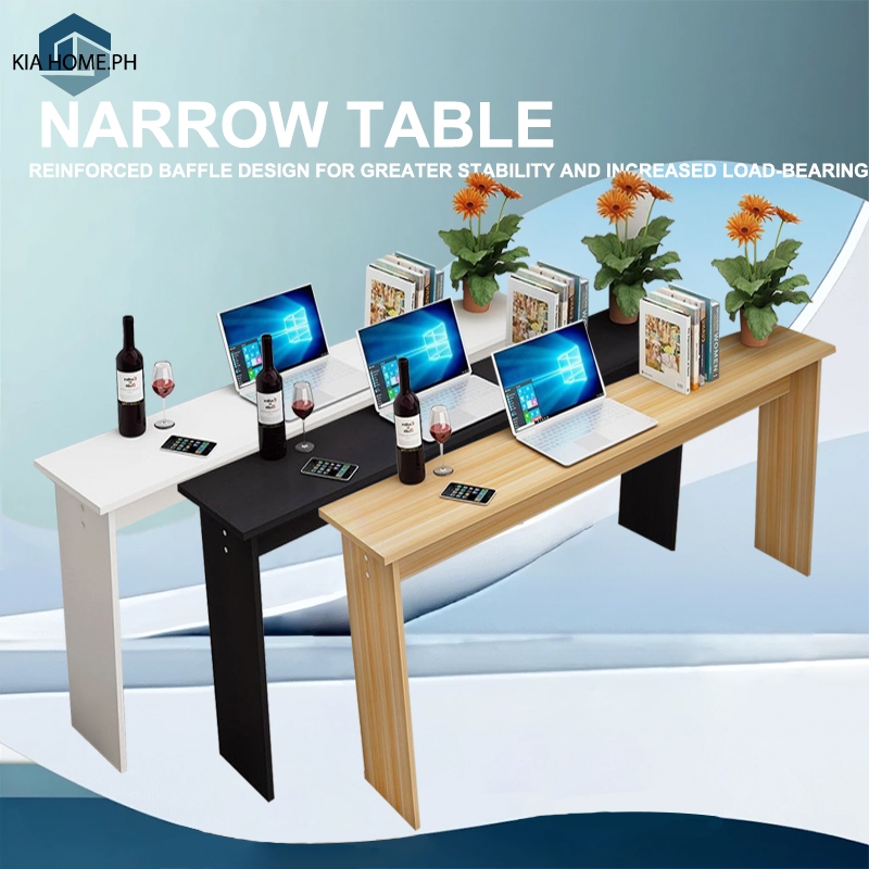 KIA HOME long table against the wall bedroom ultra narrow table ...
