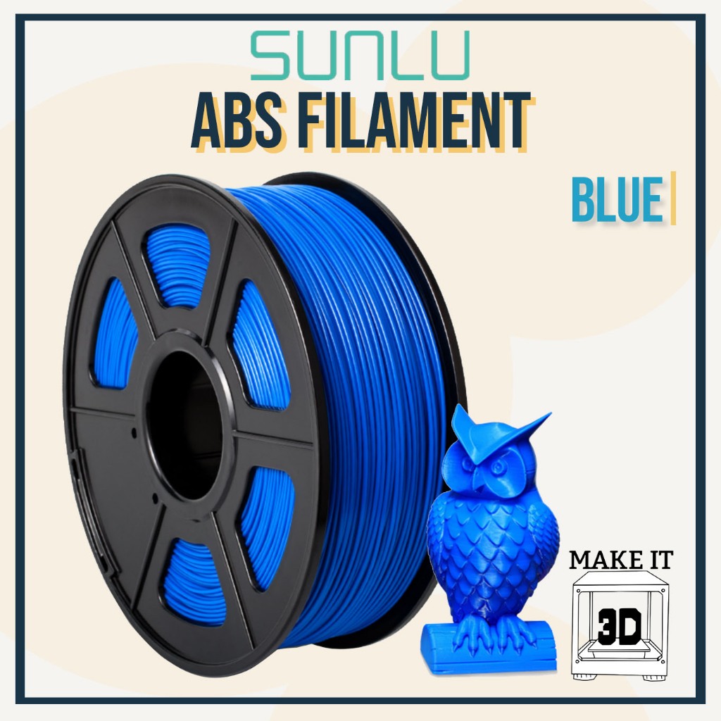 SUNLU ABS Filament 1.75mm 0.9kg 3D Printing Filament | Shopee Philippines