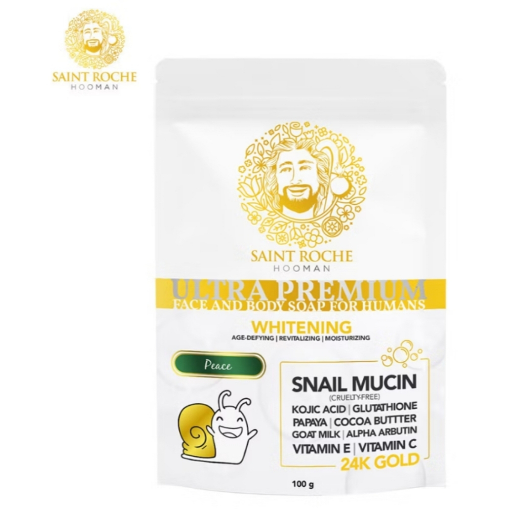 Saint Roche Hooman Face and Body Whitening Soap 100g | Shopee Philippines