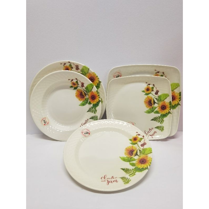 Sunflower design Melamine Plates | Shopee Philippines