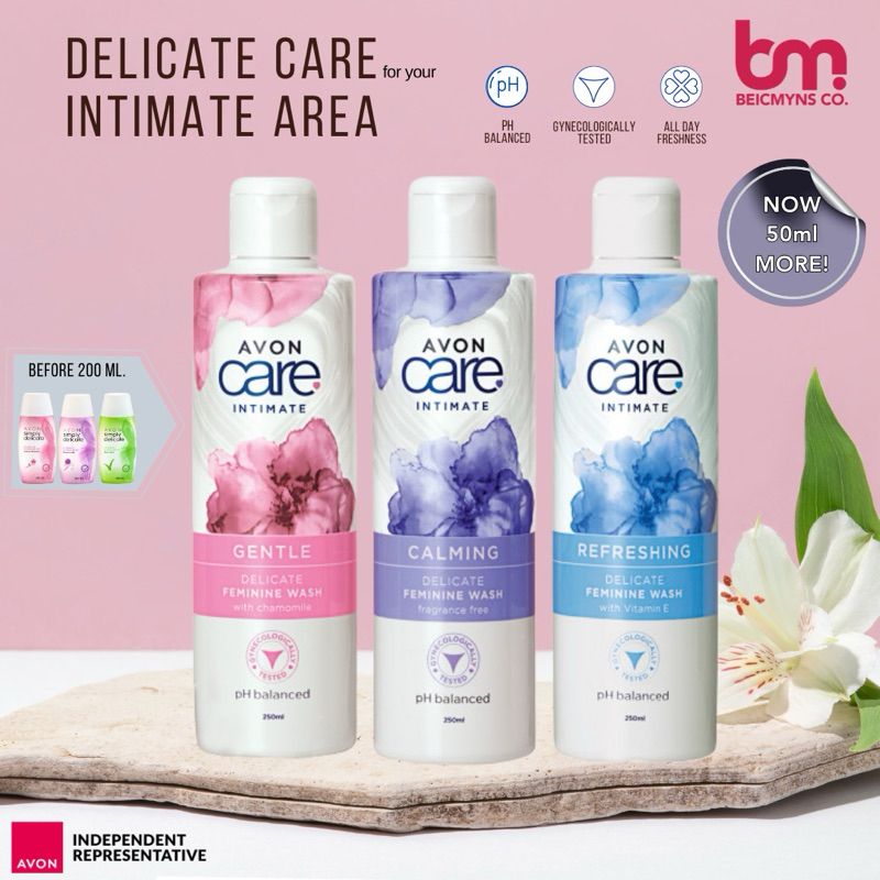 AVON CARE INTIMATE ph-balanced Feminine Wash 250ml | Shopee Philippines