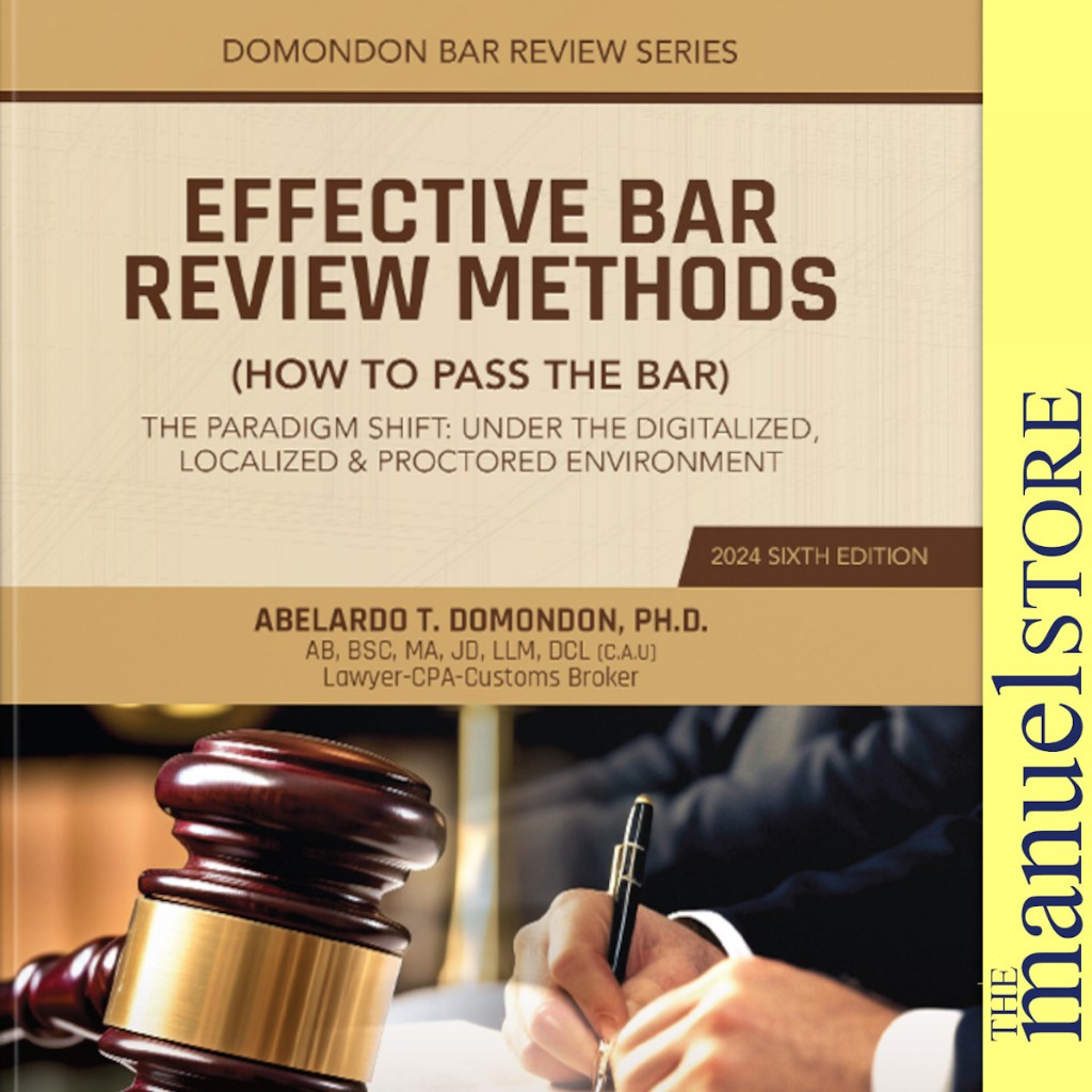Domondon (2024) - Effective Bar Review Methods How to Pass the ...