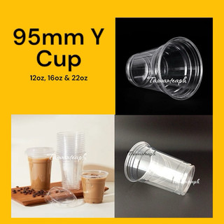 Plastic Cup Y PP Cup 95 MM Disposable Plastic Cups/Milk Tea Cups/Juice ...