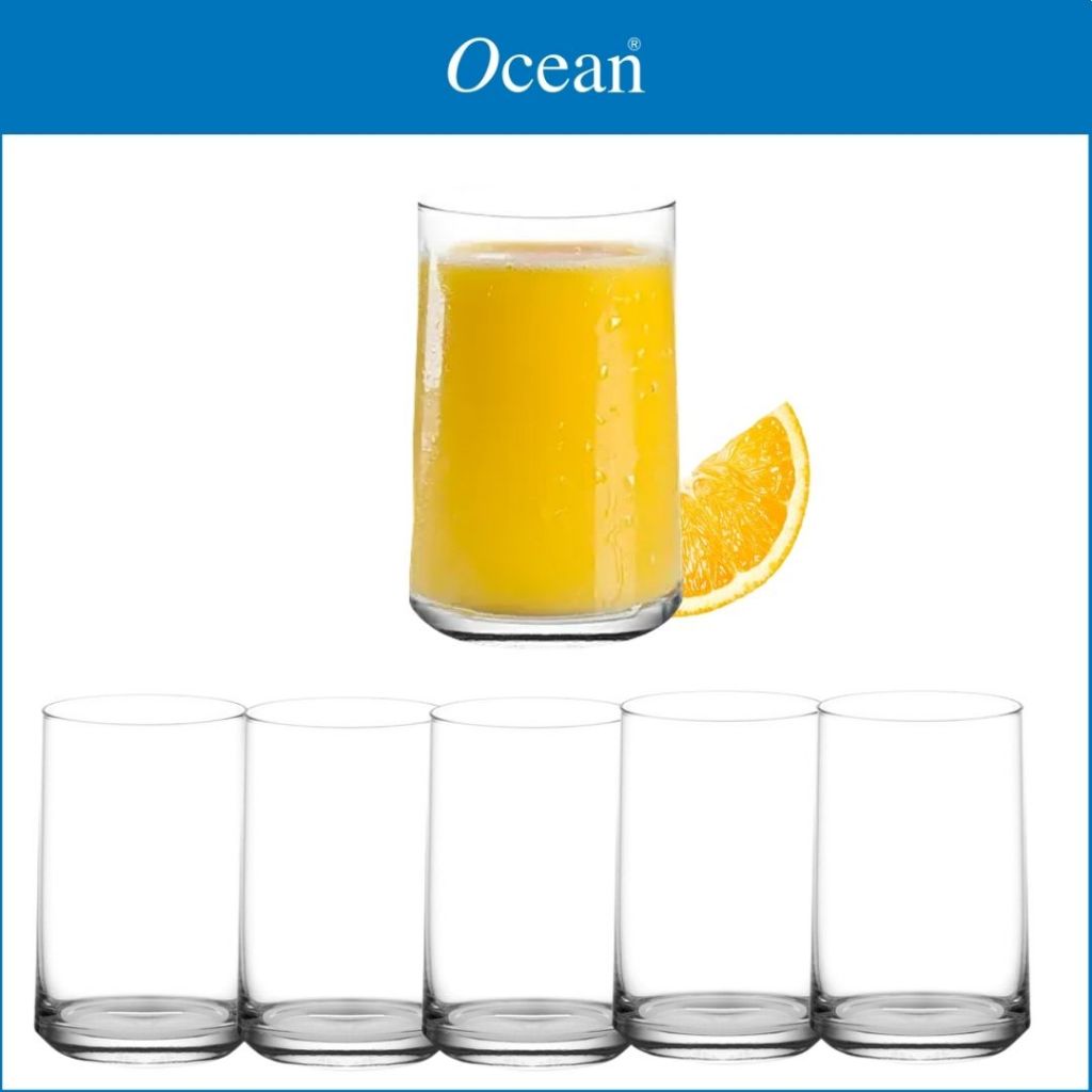 Ocean Glassware Patio Hi Ball Water Juice Drinking Glass 290ml (Set of ...