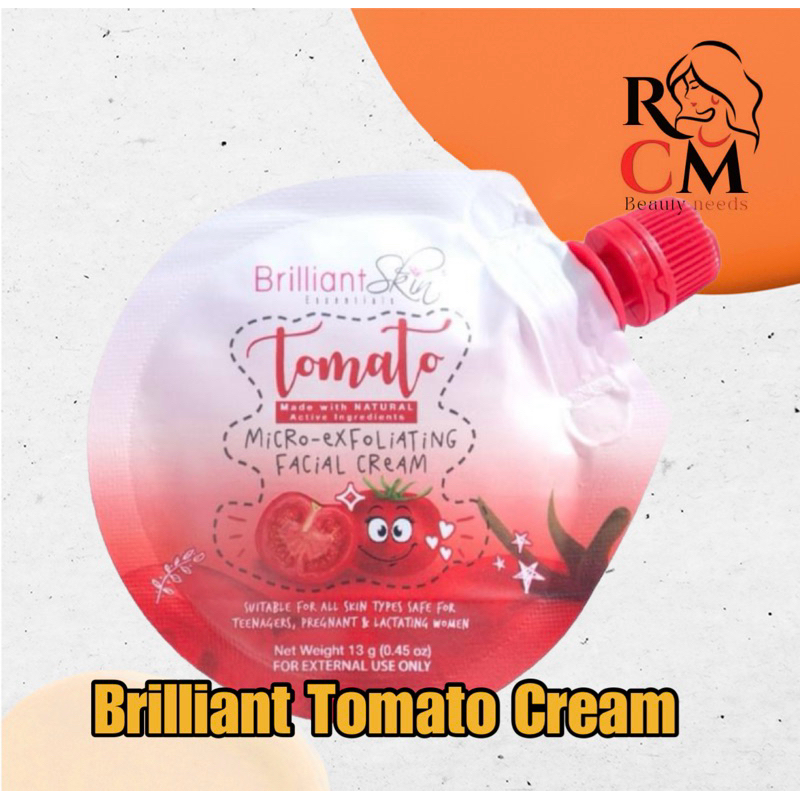 Brilliant Tomato Facial Cream 13g Sachet | Shopee Philippines