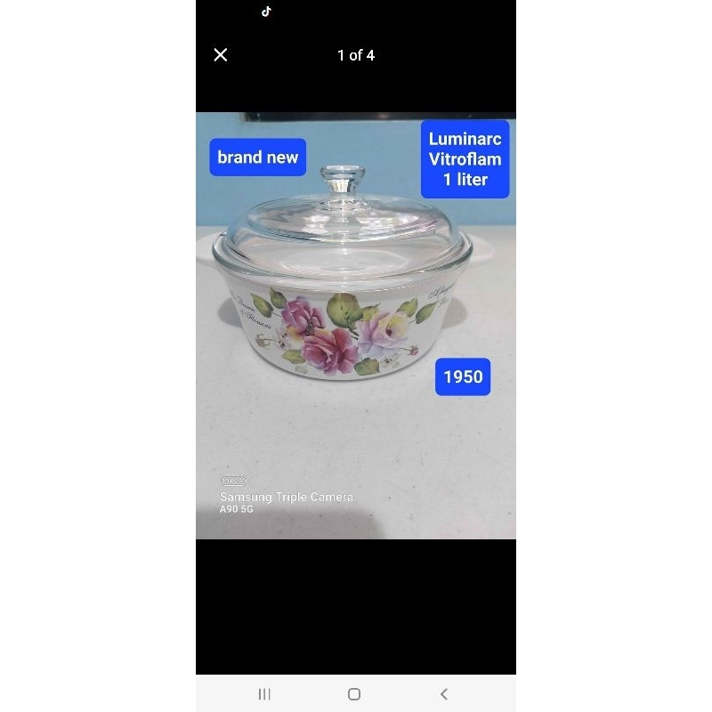 Luminarc Vitroflam cookware | Shopee Philippines